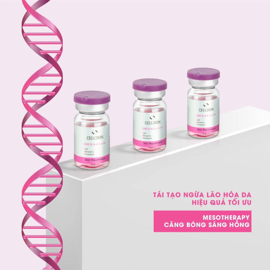 Bộ huyết thanh tiêm Meso căng bóng, sáng hồng làn da CRP-D.N.A Booster - Mỹ phẩm thiên nhiên Tâm An